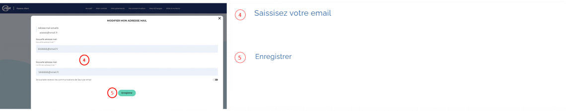 Comment effectuer des modifications ou accéder à mon Espace Client ...