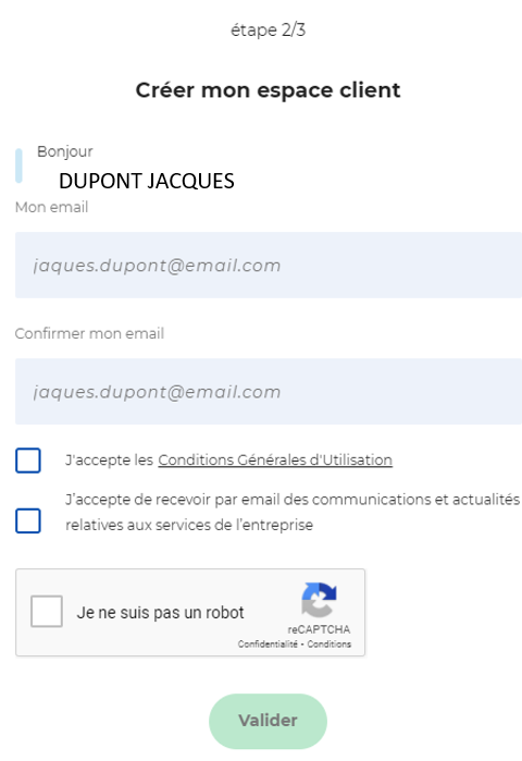 Comment créer mon Espace Client ? | Saur-Atlantic-eau